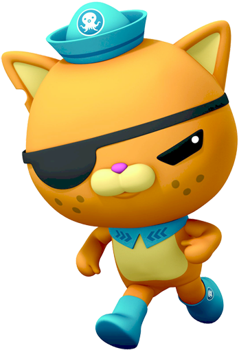 Octonauts Kwazii Run - (372x534) Png Clipart Download