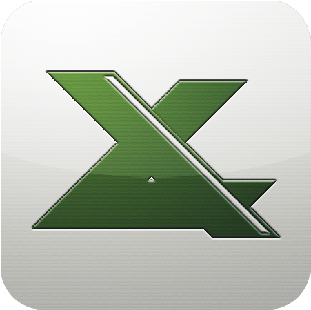 Find Icon Excel - Office Flurry Icons - (512x512) Png Clipart Download