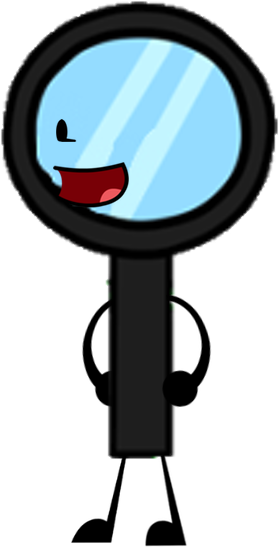 Magnifying Glass's Body Pose - Glass - (295x578) Png Clipart Download