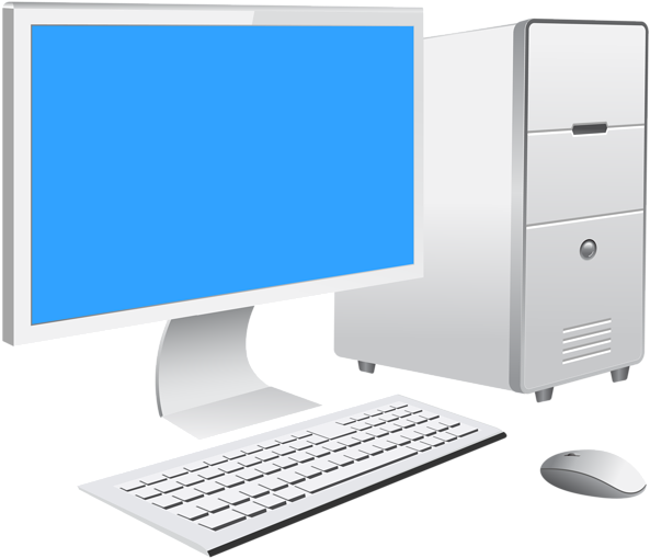 Pc Set Transparent Png Clip Art Image - Computer Set Clip Art ...