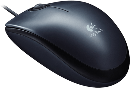 Computer Mouse - Mouse Usb Logitech M100 - (500x429) Png Clipart Download