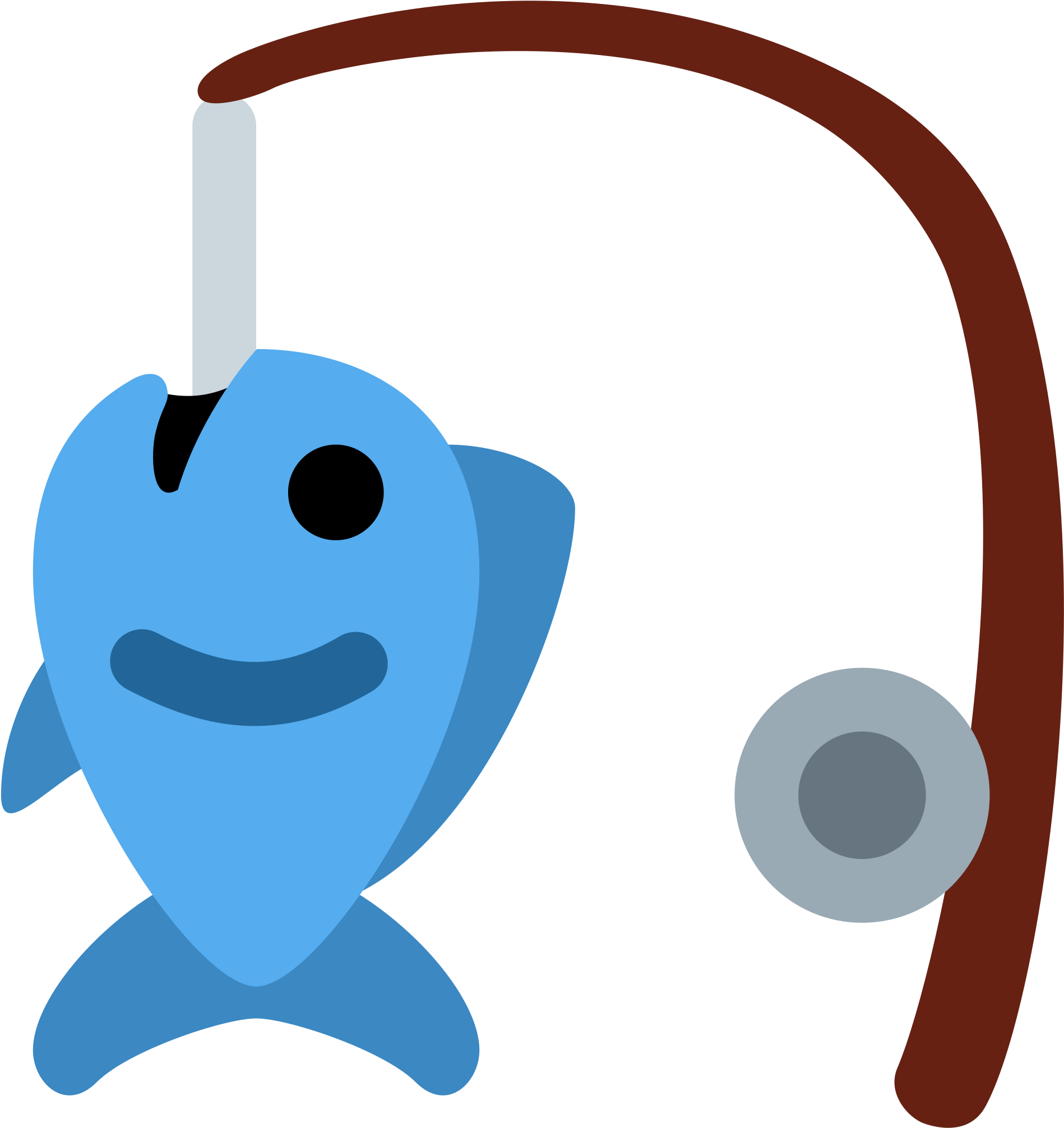 Fishing Pole And Fish, Fishing Rod - Animated Fishing Pole - (2048x2048 ...