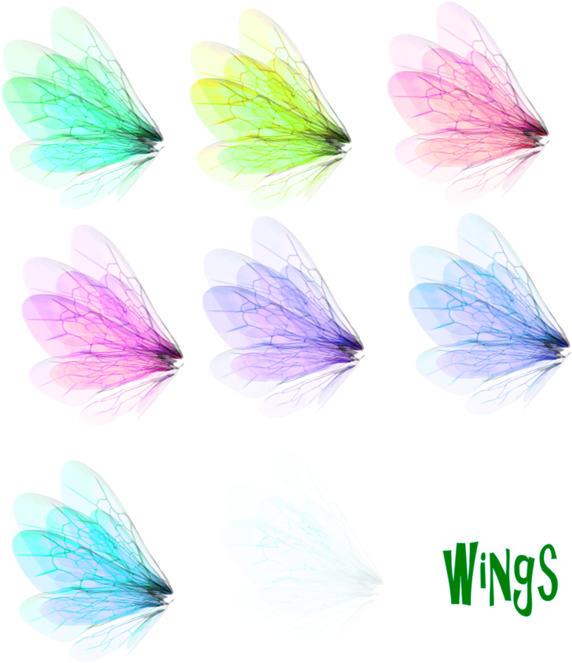 Wing Set 1 Png By Mysticmorning - Wing - (900x1083) Png Clipart Download
