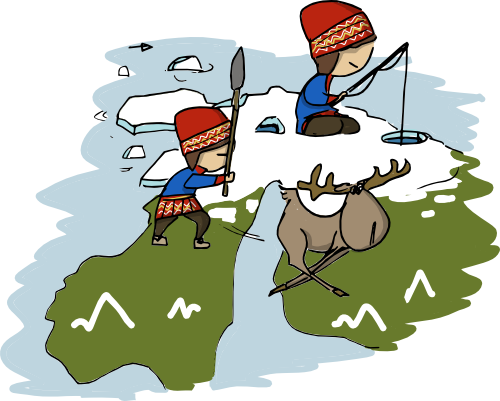 The Middle Ages - Sami People - (500x401) Png Clipart Download
