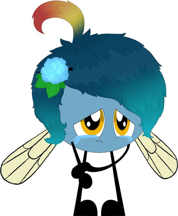 Sad Clipart Fly - Bfdi Fly Characters - (727x881) Png Clipart Download