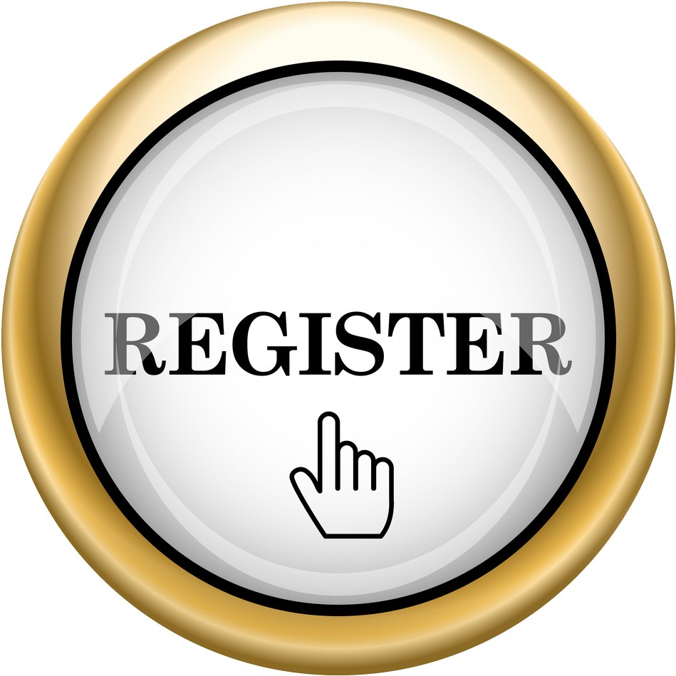 Register Yourself For The Cocktail Reception Asap - Register Icon White ...