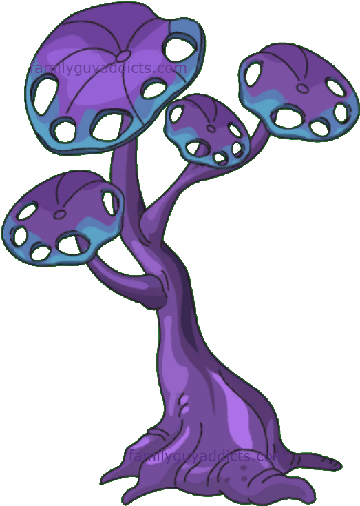 Fartonic Tree - Alien Tree Png - (548x752) Png Clipart Download