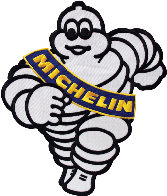 Large Michelin Running Bibendum - Logo Michelin Man - (400x400) Png ...