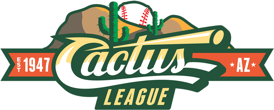 Cactus League Logo - Spring Training Cactus League - (1000x433) Png ...