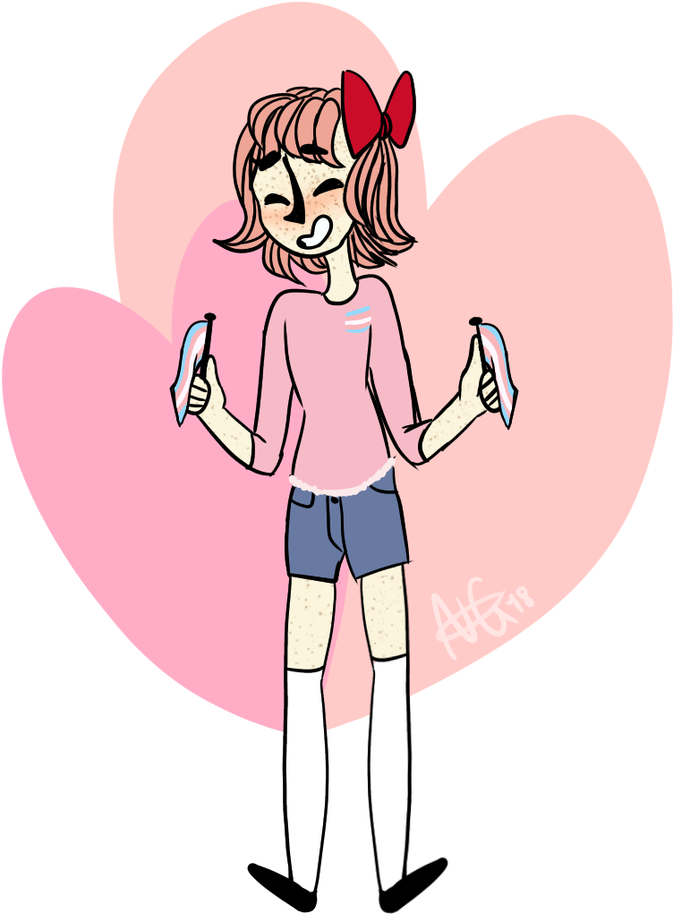 “doki Doki Pt - Doki Doki Literature Club! - (900x1200) Png Clipart ...