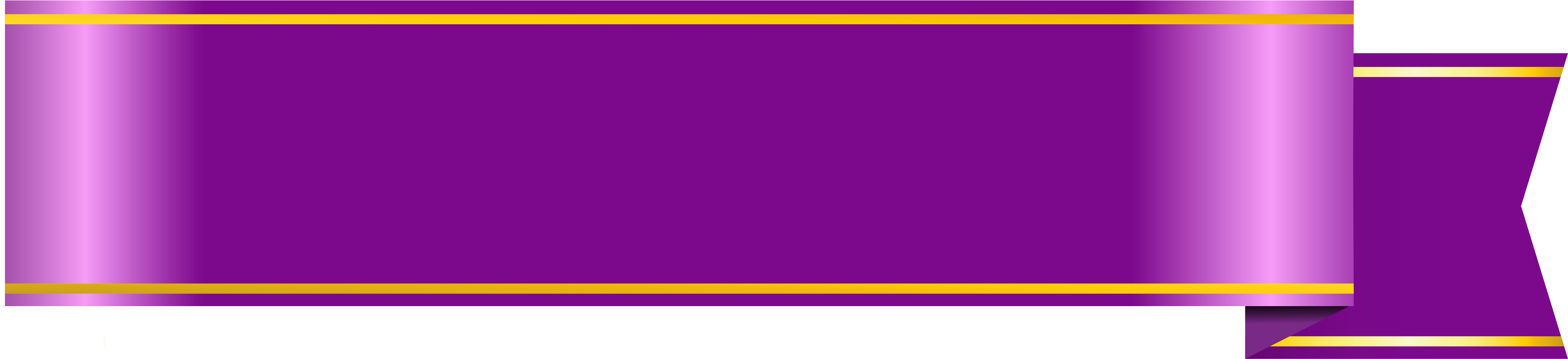 Purple Banner Png Clipart Picture - Banner Png Hd - (6031x1620) Png ...
