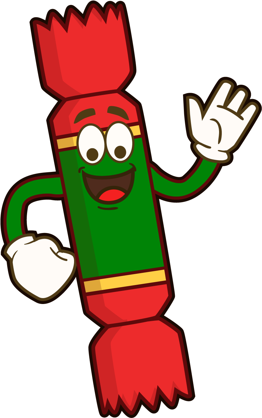 Christmas Crackered - Christmas Crackers Cartoon - (1037x1440) Png ...