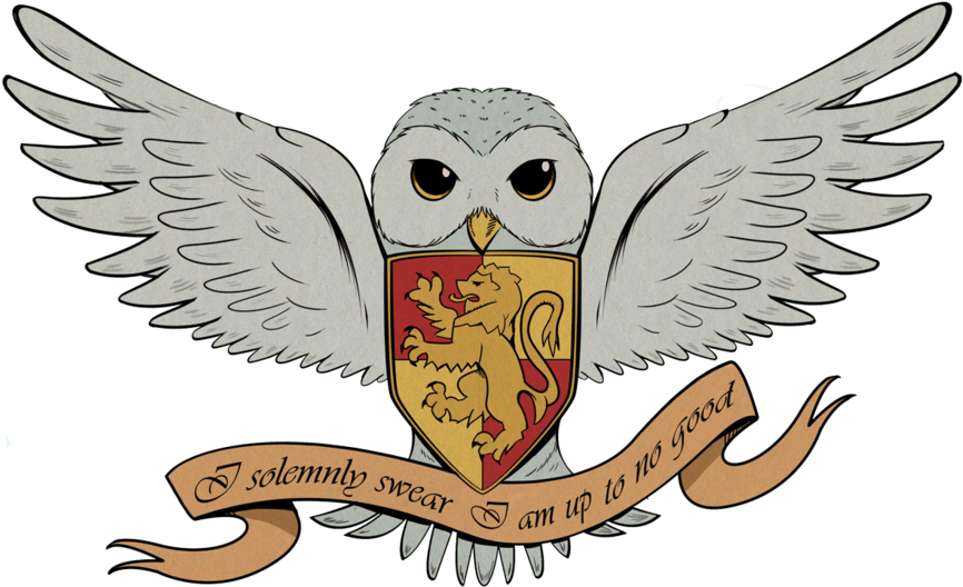 Hedwig Clipart - Harry Potter Owl Cartoon - Full Size PNG Clipart ...