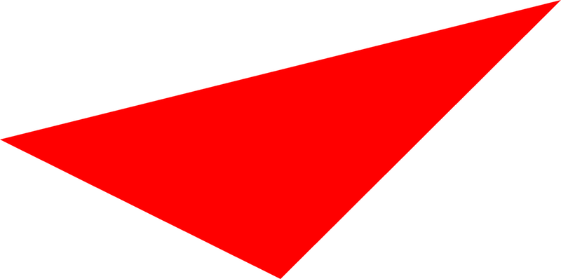 Triangle Example - Paper Plane - (800x398) Png Clipart Download