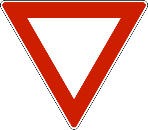 This Image Rendered As Png In Other Widths - Red Upside Down Triangle ...