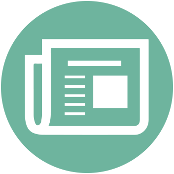 Print Media Advertising Icon - (353x353) Png Clipart Download