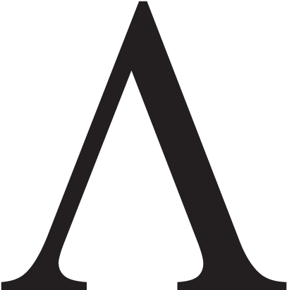 Lambda Uppercase Greek Letter Wall Art Decal - Lambda Greek Letter Png ...