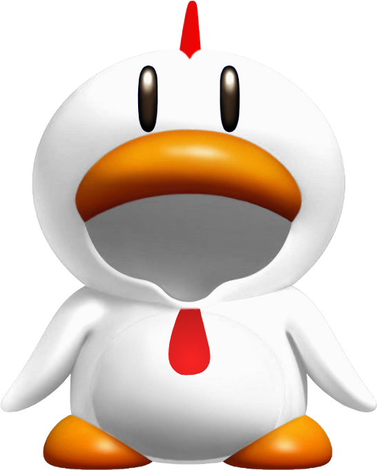 Chicken Suit - New Super Mario Bros Wii Chicken Suit - (546x681) Png ...