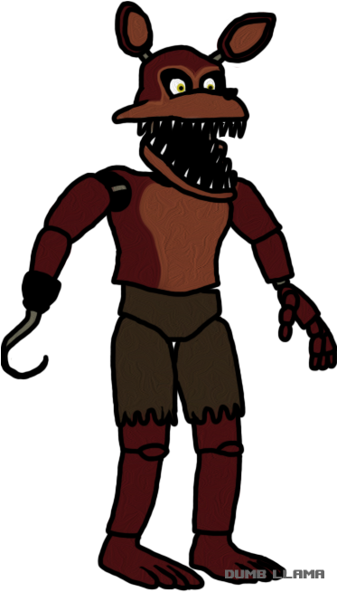 Nightmare Foxy Clipart - Fnaf Fixed Nightmare Foxy - (372x668) Png ...