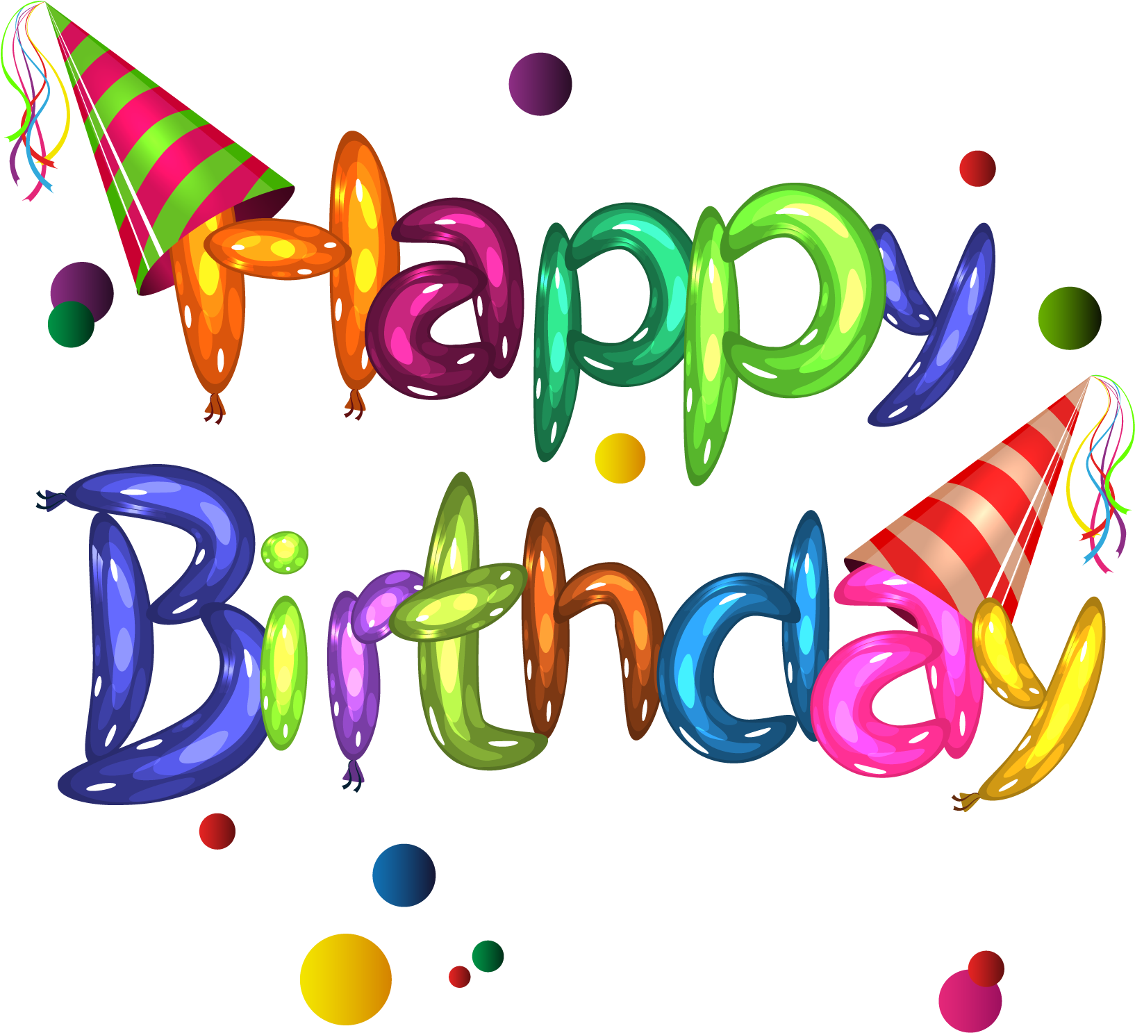 Vector Happy Birthday - Vector Happy Birthday - (1647x1500) Png Clipart ...