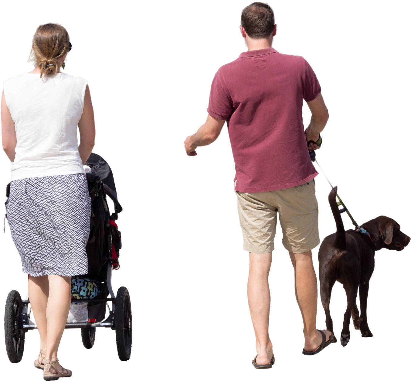 Img - People Walking Render Png - (1500x1333) Png Clipart Download
