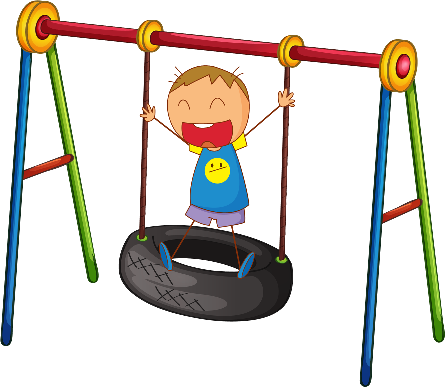 Car Tire Swing Clip Art - Swing Cartoon Png - (2126x1850) Png Clipart ...