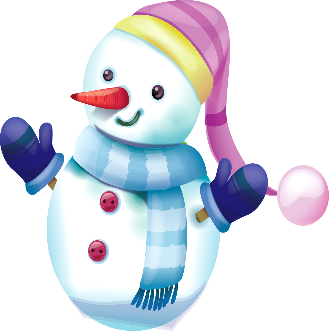 Snowman With Transparent Background Download - Transparent Snowmen Blue ...