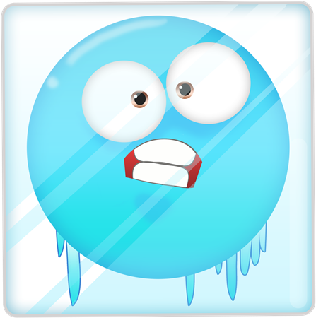 Free Freezing Emoji - Freezing Emoji - (482x480) Png Clipart Download