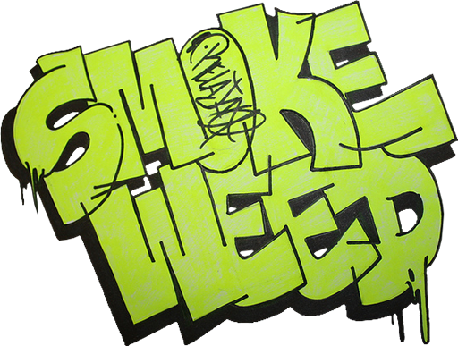 Marijuana Clipart Graffiti - Weed Graffiti - (512x387) Png Clipart Download