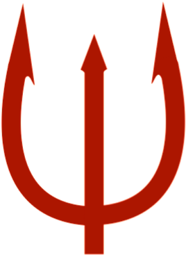 Devil Trident Png - (300x500) Png Clipart Download