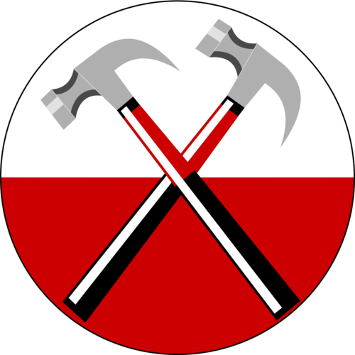 Pink Floyd Symbol Patch - Pink Floyd Hammers - (500x500) Png Clipart ...