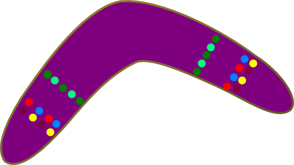 Boomerang Clipart Transparent Background - (600x338) Png Clipart Download