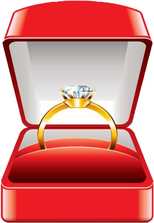Wedding Ring In Box Clipart