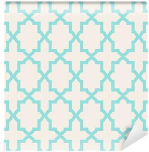 Simple Abstract Arabesque Pattern - Mural - (400x400) Png Clipart Download
