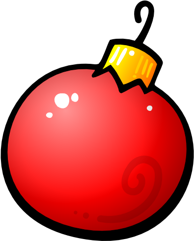 Red Christmas Ornament Ball Clip Art - Tree - (400x500) Png Clipart ...