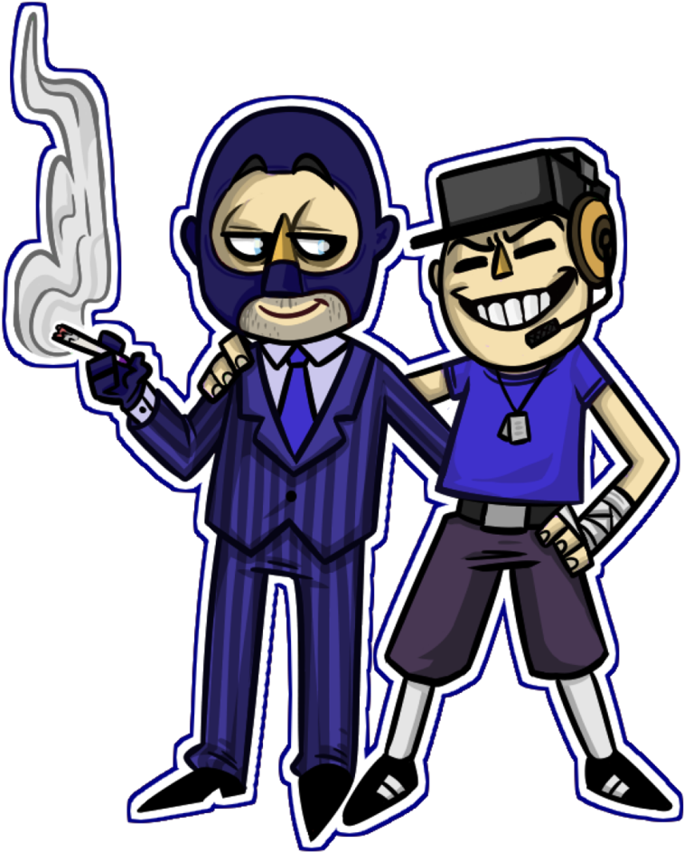 Father And Son Tf2 By Madhouse Icecream - Cartoon - (816x979) Png ...