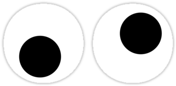 Awesome Googly Eyes 2 Quot Stickerswegeling Redbubble - Googly Eyes ...