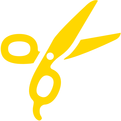 Sizes - Yellow Scissors Png - (512x512) Png Clipart Download