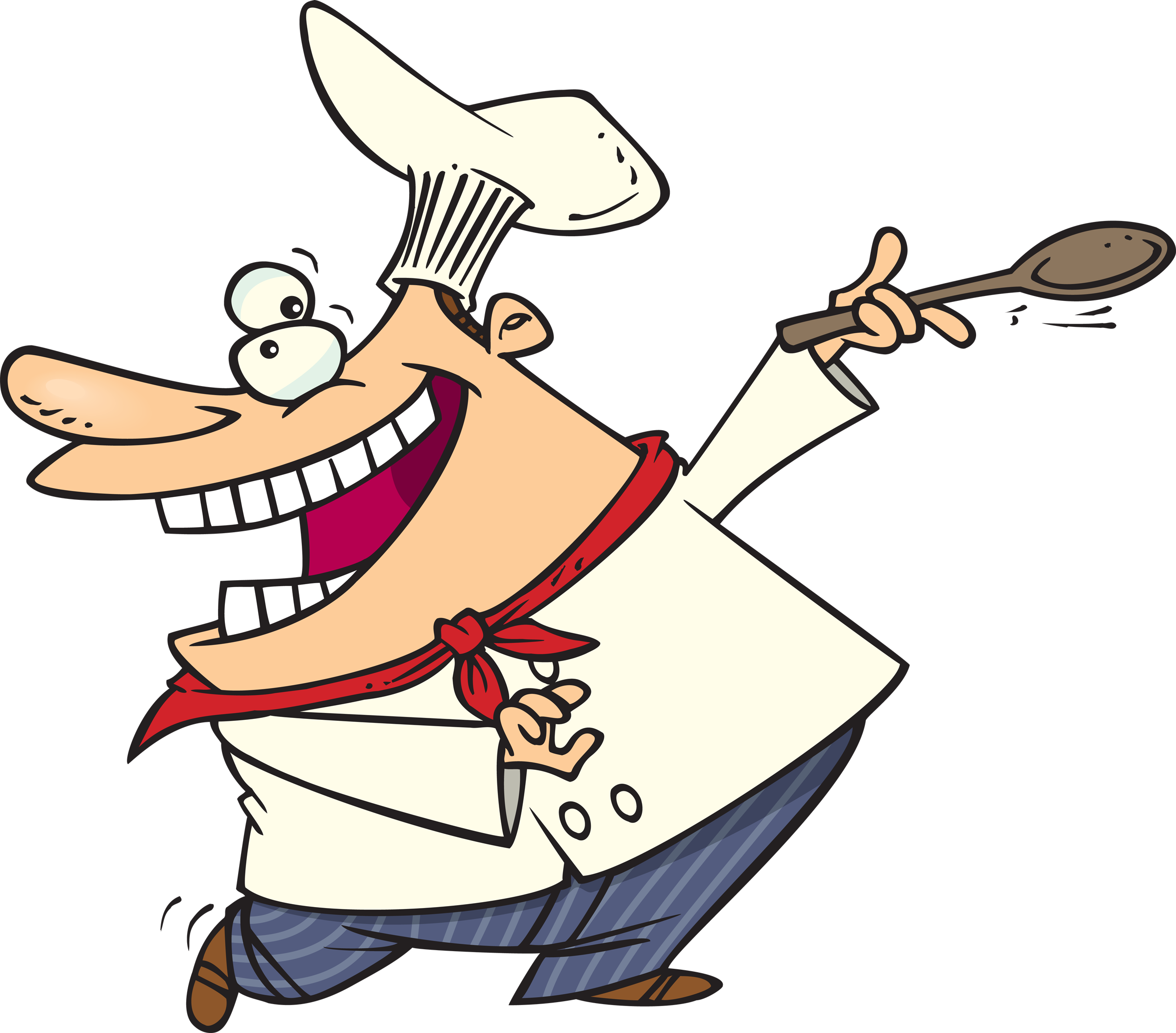 Chef Cartoon Dance Clip Art - Wacky Chef Cartoon - (2400x2108) Png ...