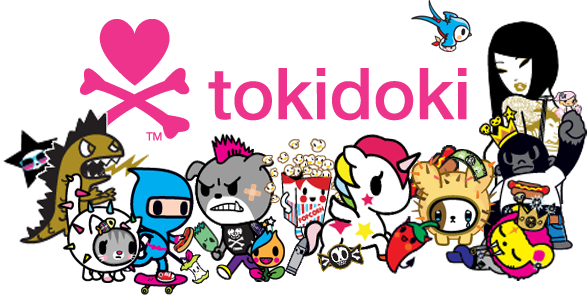Tokidoki Logo - (587x295) Png Clipart Download