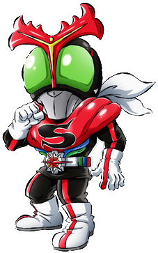 Kamen Rider Stronger - Cartoon - (300x400) Png Clipart Download