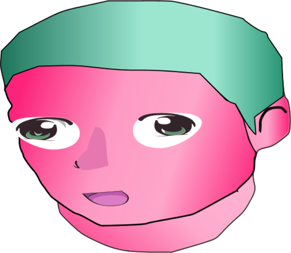 Innocent Face Clip Art - Cartoon - (600x522) Png Clipart Download