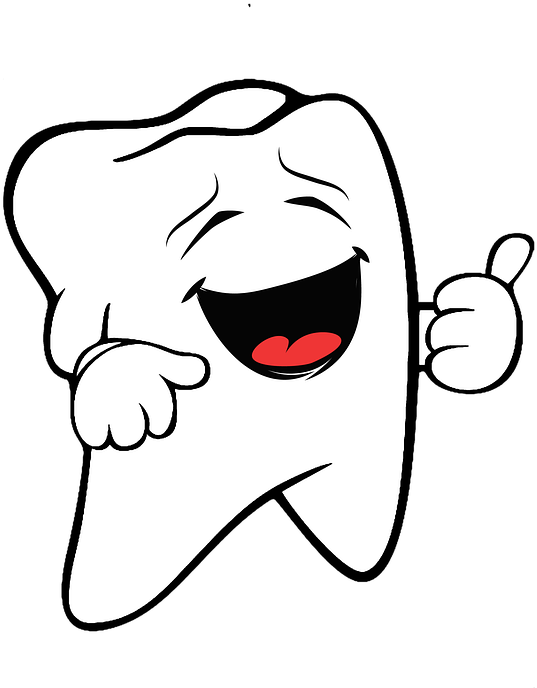 Free Illustration Happy Tooth Clipart Sticker Image - Smiley Yellow ...