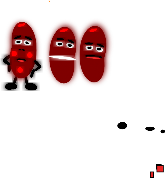 Red Bean Cartoon - Cartoon - (552x598) Png Clipart Download