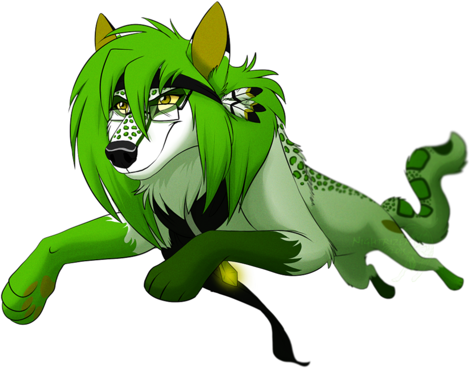 Lefa Leap By Nightrizer - Cartoon - (1015x787) Png Clipart Download