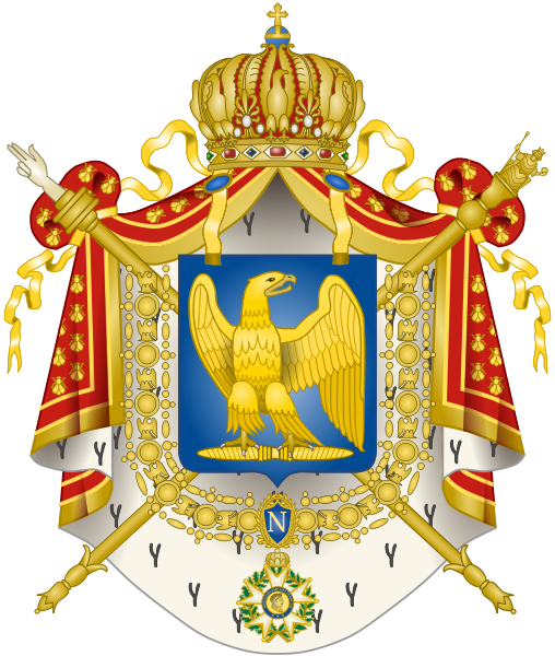 Flag, Coat Of Arms - Napoleon Coat Of Arms - (508x600) Png Clipart Download