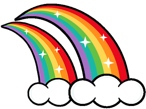 #4 The Double Rainbow - Rainbow Clipart Free - Full Size PNG Clipart ...
