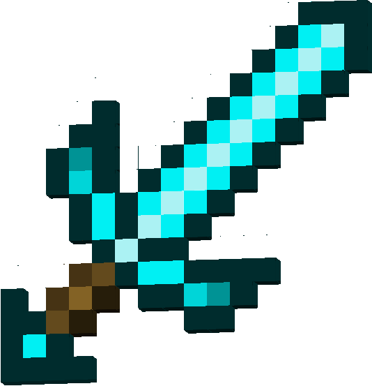 Minecraft Transparent Image - Build A Sword In Minecraft - Full Size ...
