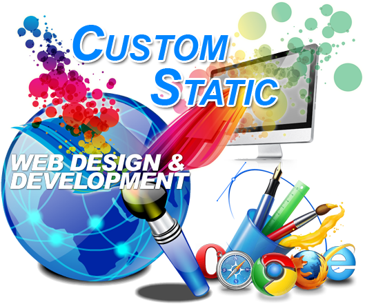 Custom Static - Static Web Design Png - (530x530) Png Clipart Download