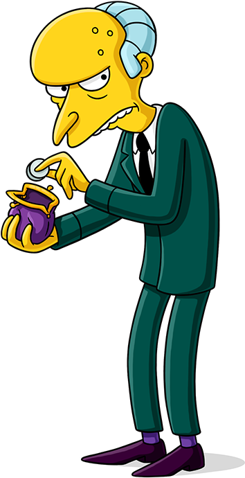 Swsb Character Fact Burns - Mr Burns The Simpsons - Full Size PNG ...